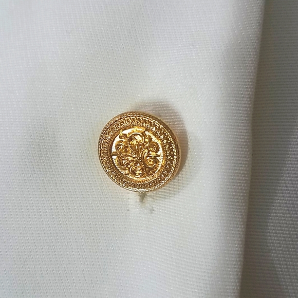 synari | Tops | Nwt Vintage Sailor Military Style White Top | Poshmark